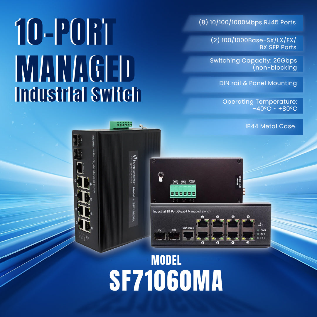 10 Port Ethernet Switch | 10 Port Gigabit Ethernet Switch – Versitron