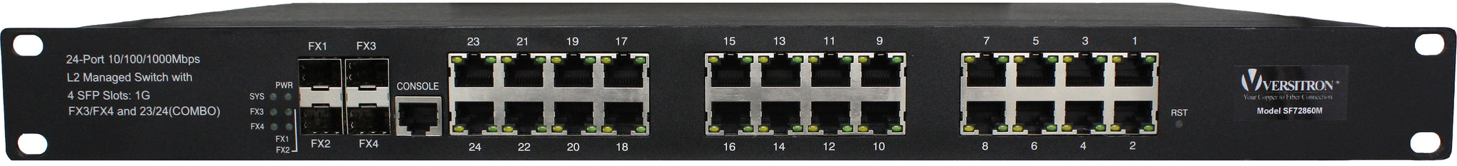 28 Port Managed Industrial Switch | 28-Port Gigabit Managed Industrial ...