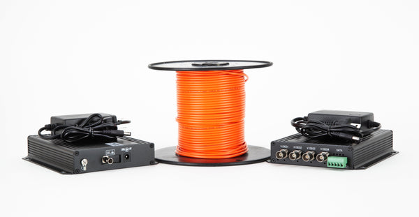 4 Channel Multimode ST Digital Fiber Optic Video Multiplexer ...