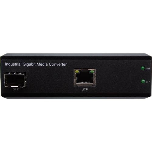 10/100/1000Base-T to 1000Base-X Industrial Media Converter