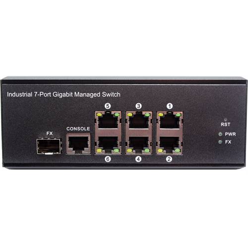 7 Port Managed Switch | 7 Port Gigabit Managed Industrial Switch ...