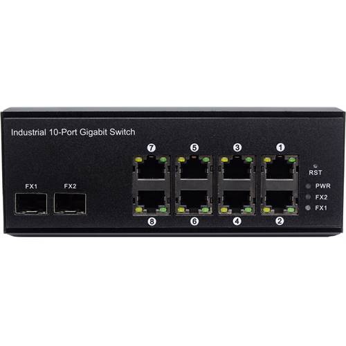 10 Port Unmanaged Industrial Switch – Versitron