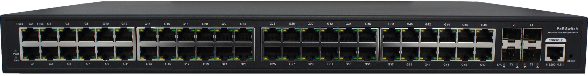 52 Port PoE Switch | 52-Port Managed PoE+ Switch – Versitron