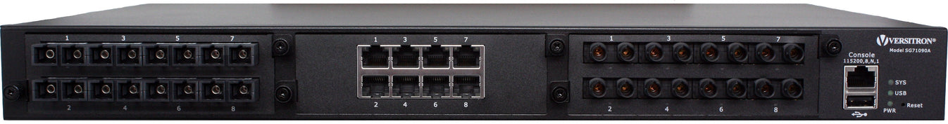 24-Port 10/100/1000Base Pick-a-Port Managed Modular Switch – Versitron